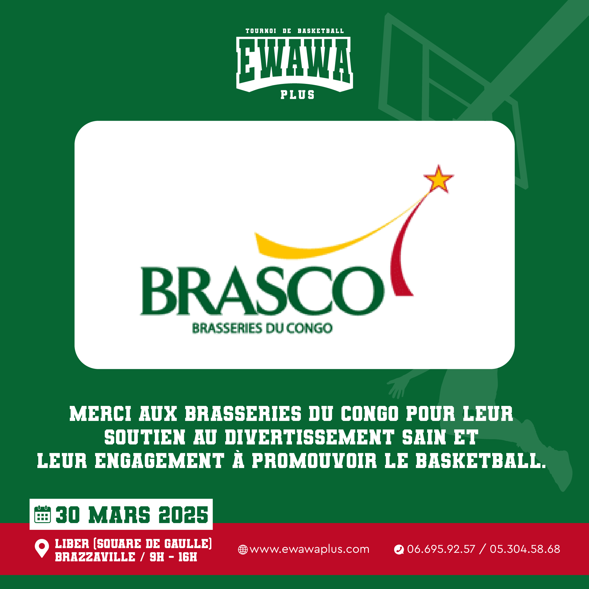 BRASCO, partenaire officiel du Tournoi Ewawa+ - Ewawa+